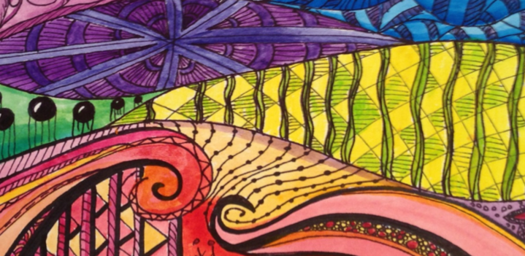 Landscape Doodle Activity Anzaae