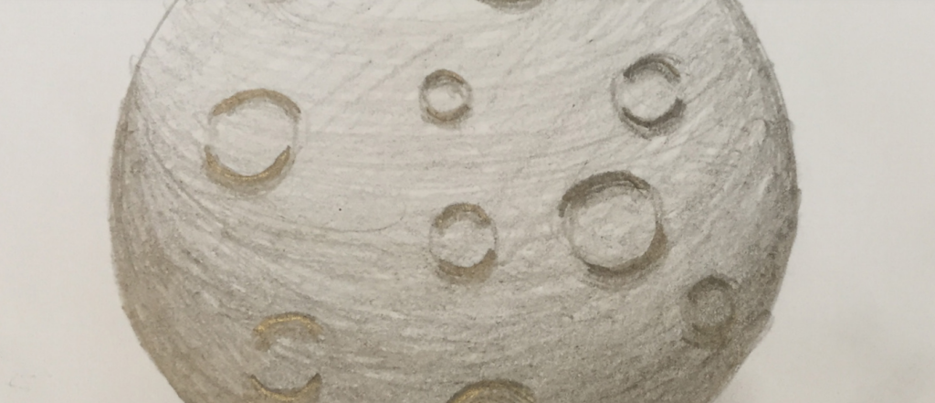How to sketch a 3D moon – ANZAAE